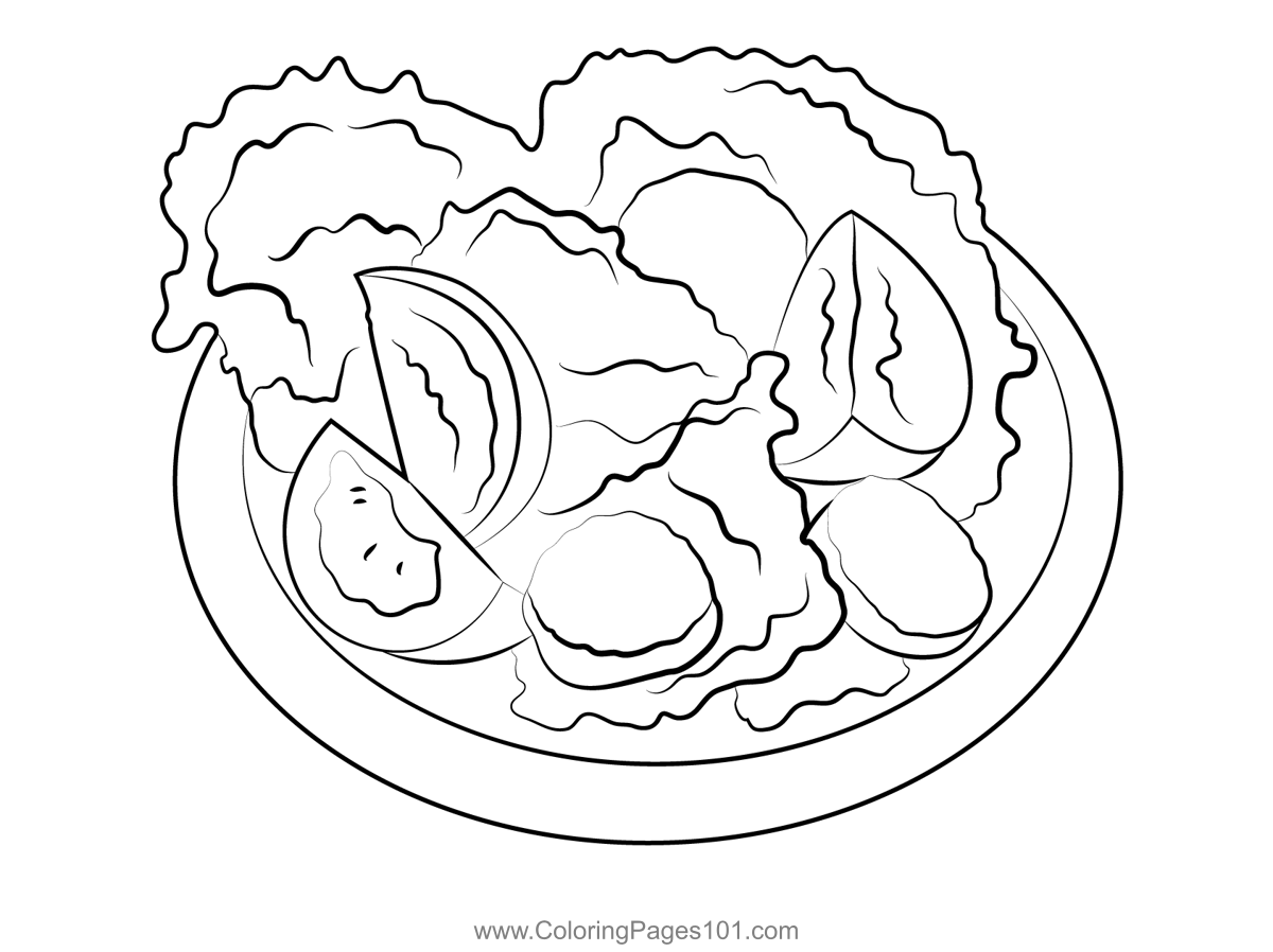 Bowl Of Salad Coloring Page for Kids - Free Desserts Printable Coloring ... Bowl Of Salad Coloring Page for Kids - Free Desserts Printable Coloring ...