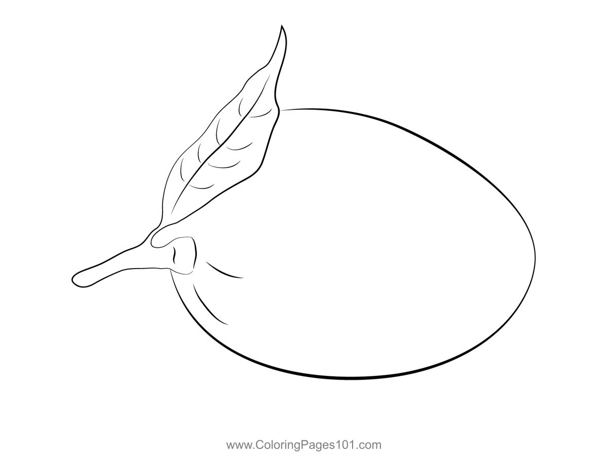 Red And Green Mango Coloring Page for Kids - Free Mango Printable ...