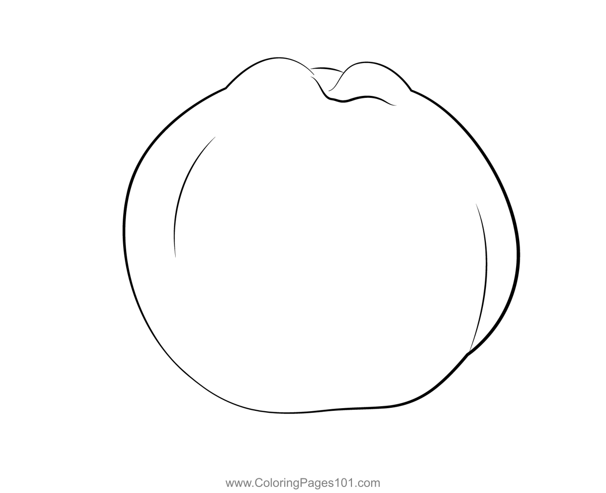 Quince Coloring Page for Kids - Free Quince Printable Coloring Pages ...