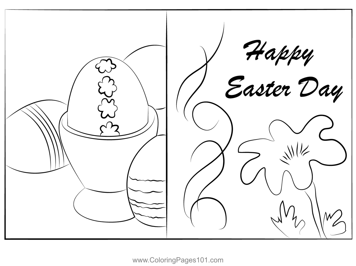 Easter Training Coloring Page for Kids - Free Easter Printable Coloring ...