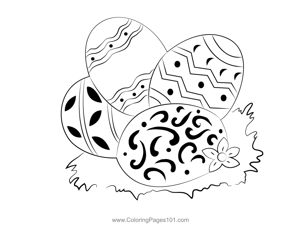 Easter Coloring Page for Kids - Free Easter Printable Coloring Pages ...