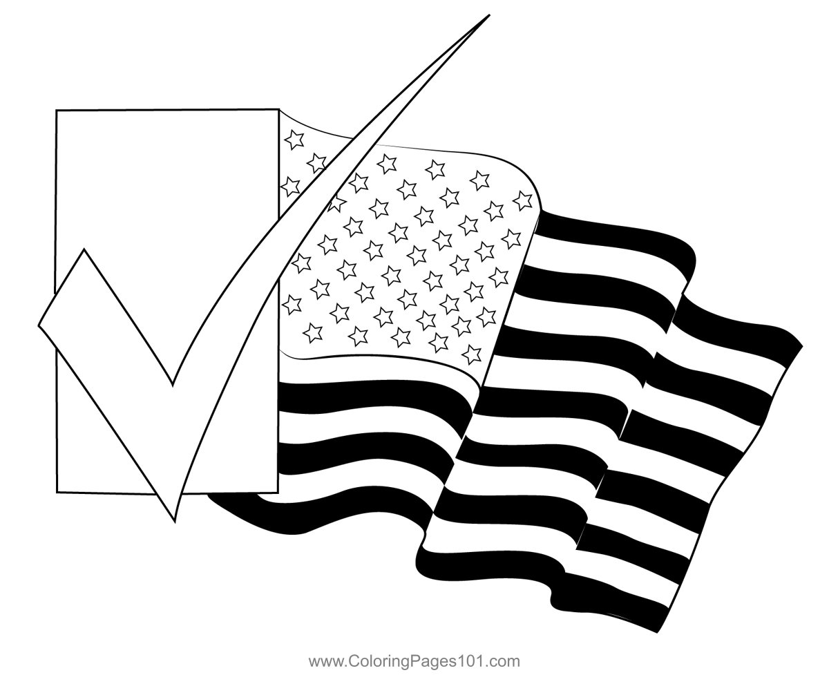 Election Day 4 Coloring Page for Kids - Free Election Day Printable ... Election Day 4 Coloring Page for Kids - Free Election Day Printable ...