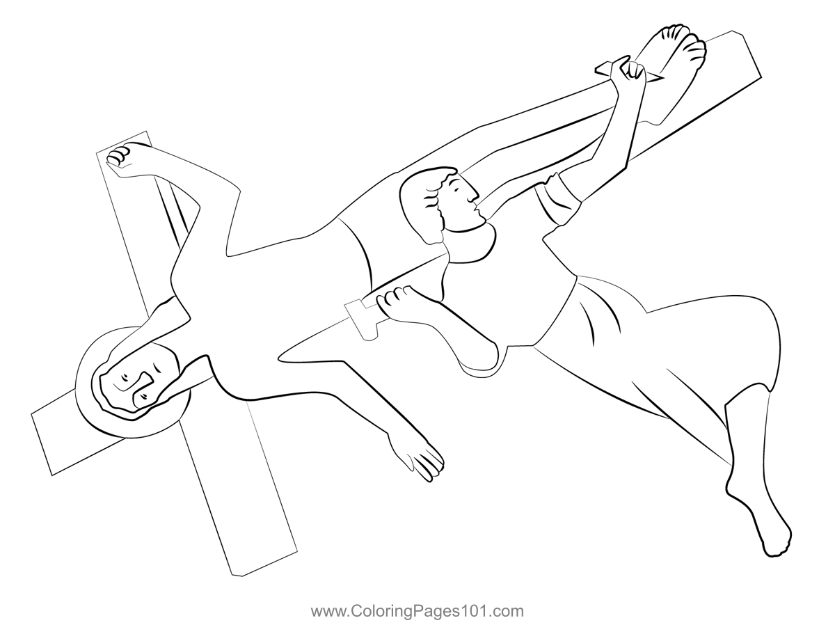 The Kailing Good Friday Coloring Page for Kids - Free Good Friday ...
