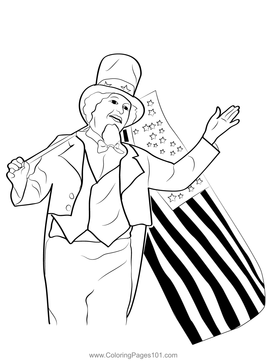 Independence Day Coloring Page for Kids - Free Independence Day - USA ...