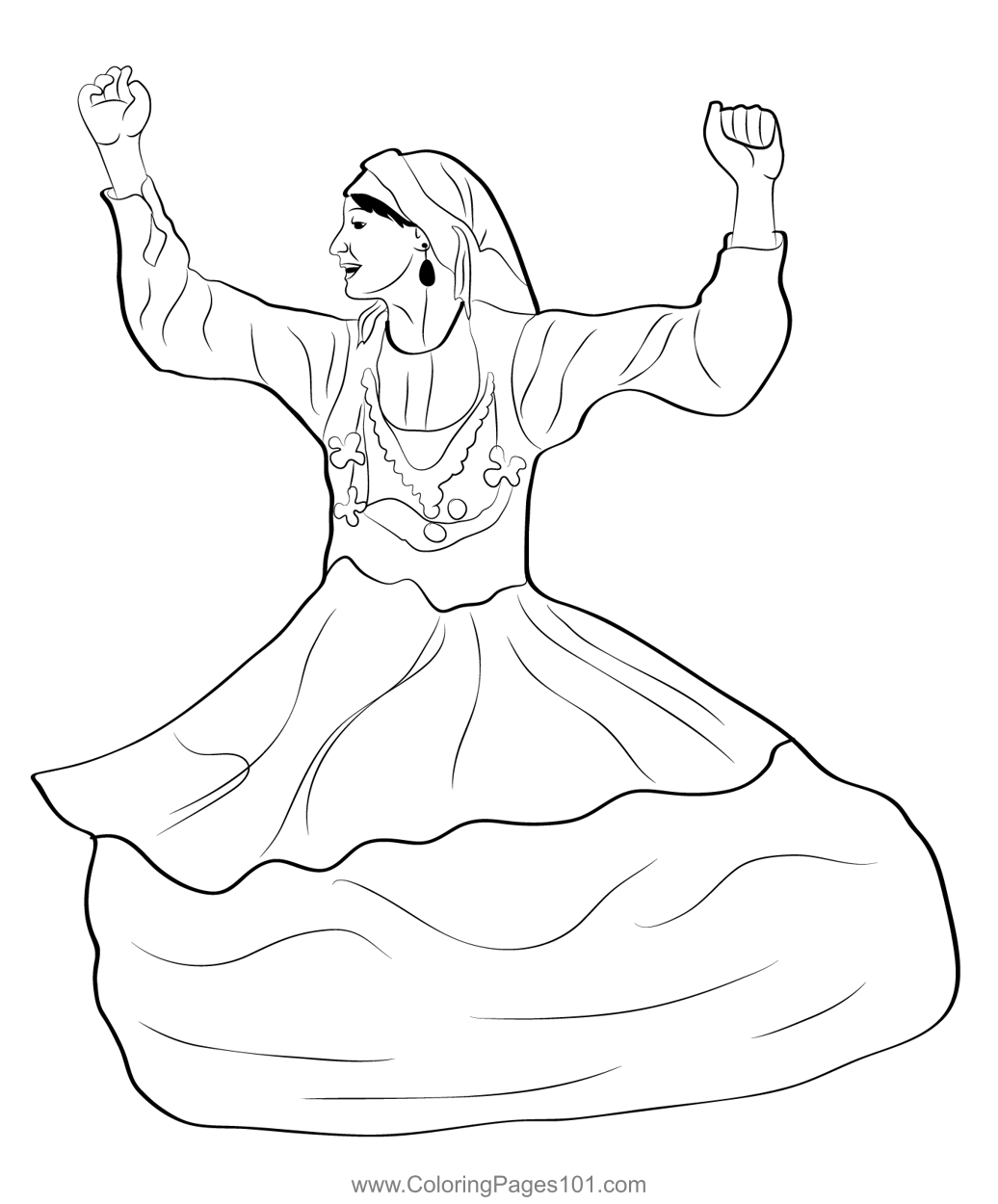 Dances Portugal Day Coloring Page for Kids - Free National Day ...