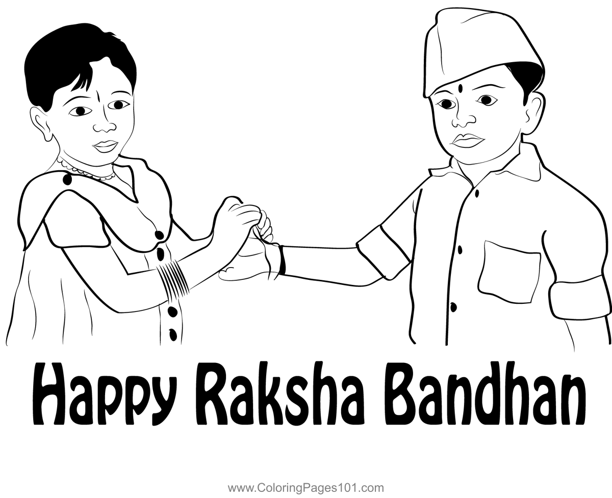 Raksha Bandhan Festival Drawing