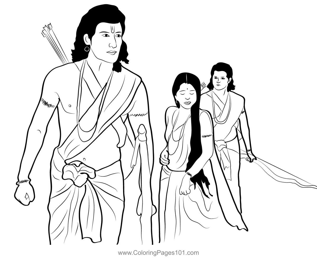Ram Navami 4 Coloring Page For Kids Free Rama Navami Printable