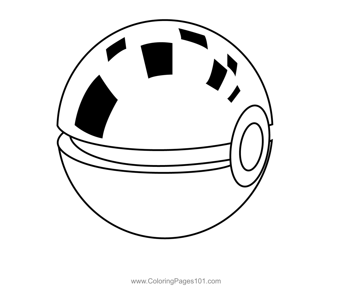 3d Sphere Coloring Page for Kids - Free Everyday Objects Printable ...