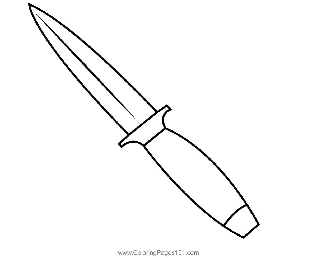 Wooden Knife Coloring Page for Kids - Free Everyday Objects Printable ... Wooden Knife Coloring Page for Kids - Free Everyday Objects Printable ...