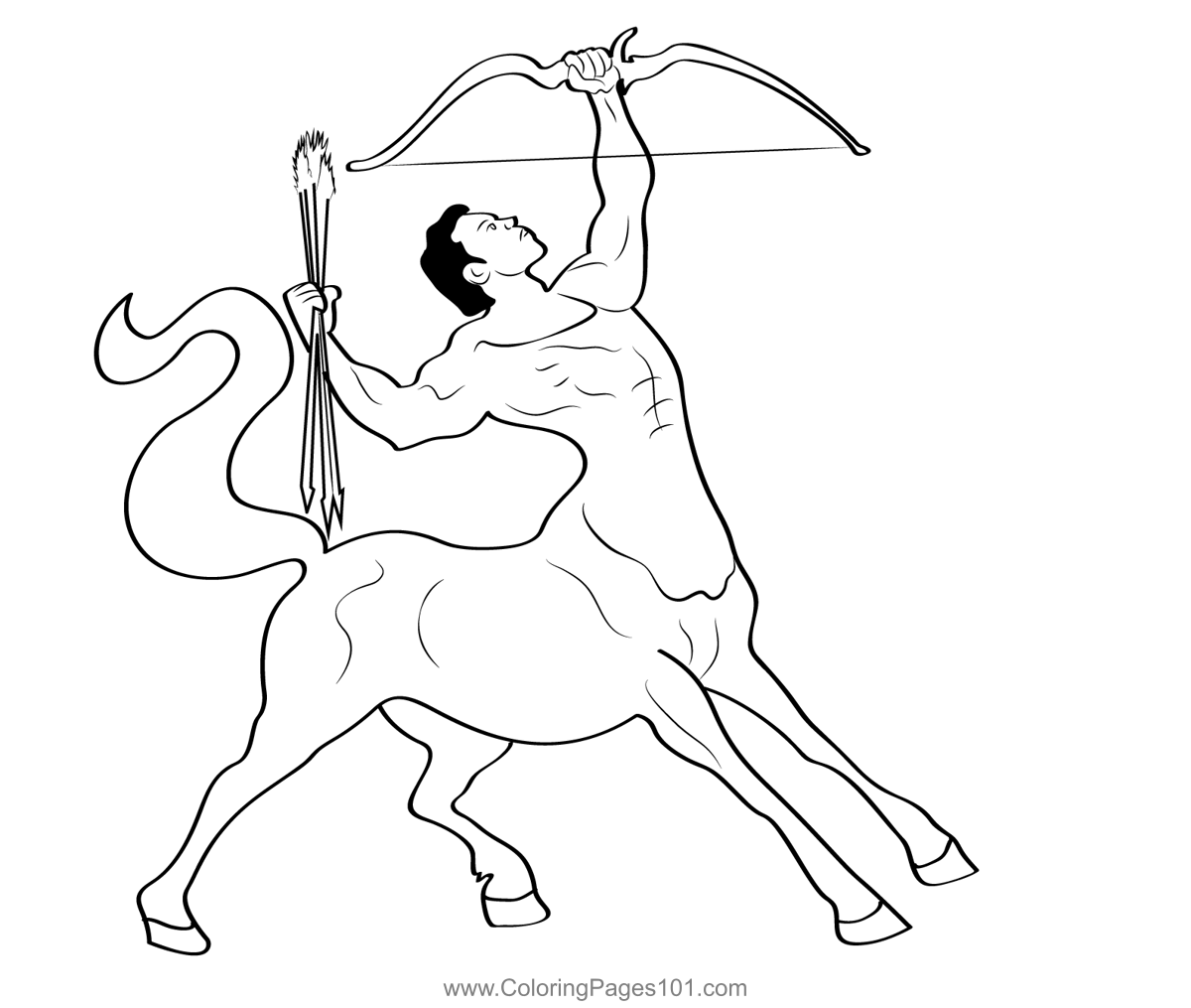 Boris Centaurs Coloring Page for Kids - Free Centaurs Printable ...