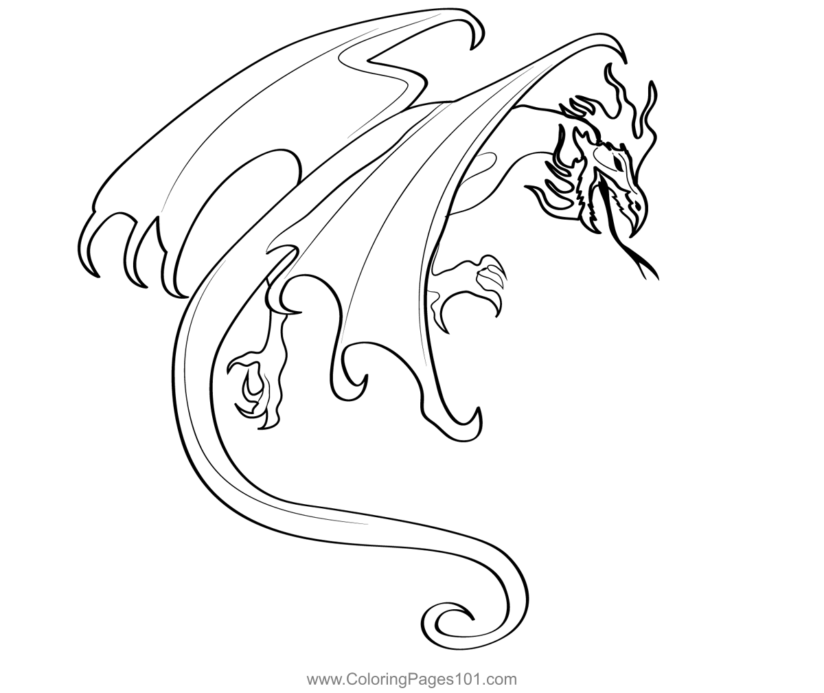 Cockatrice 7 Coloring Page for Kids - Free Cockatrices Printable ...