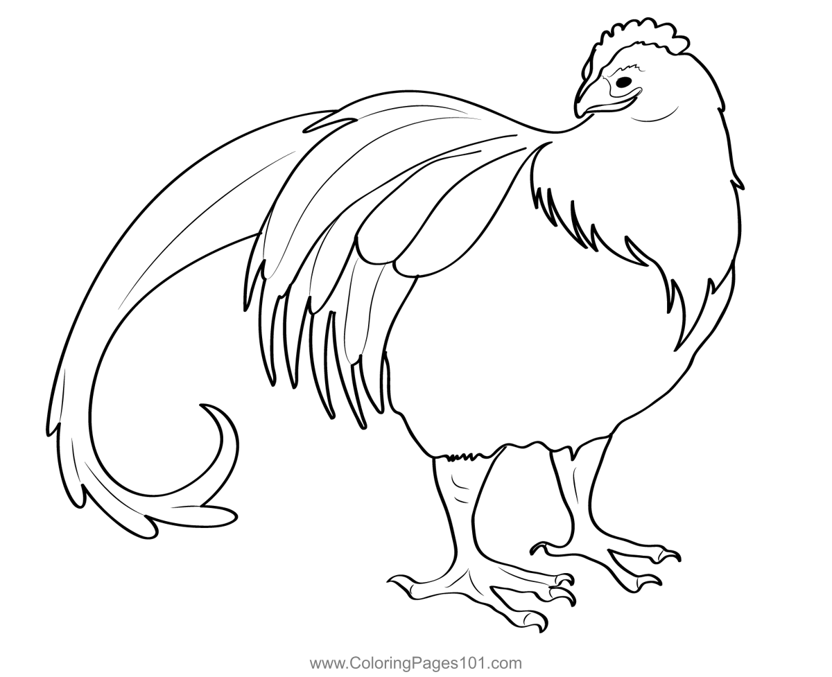 Cockatrice 8 Coloring Page for Kids - Free Cockatrices Printable ...