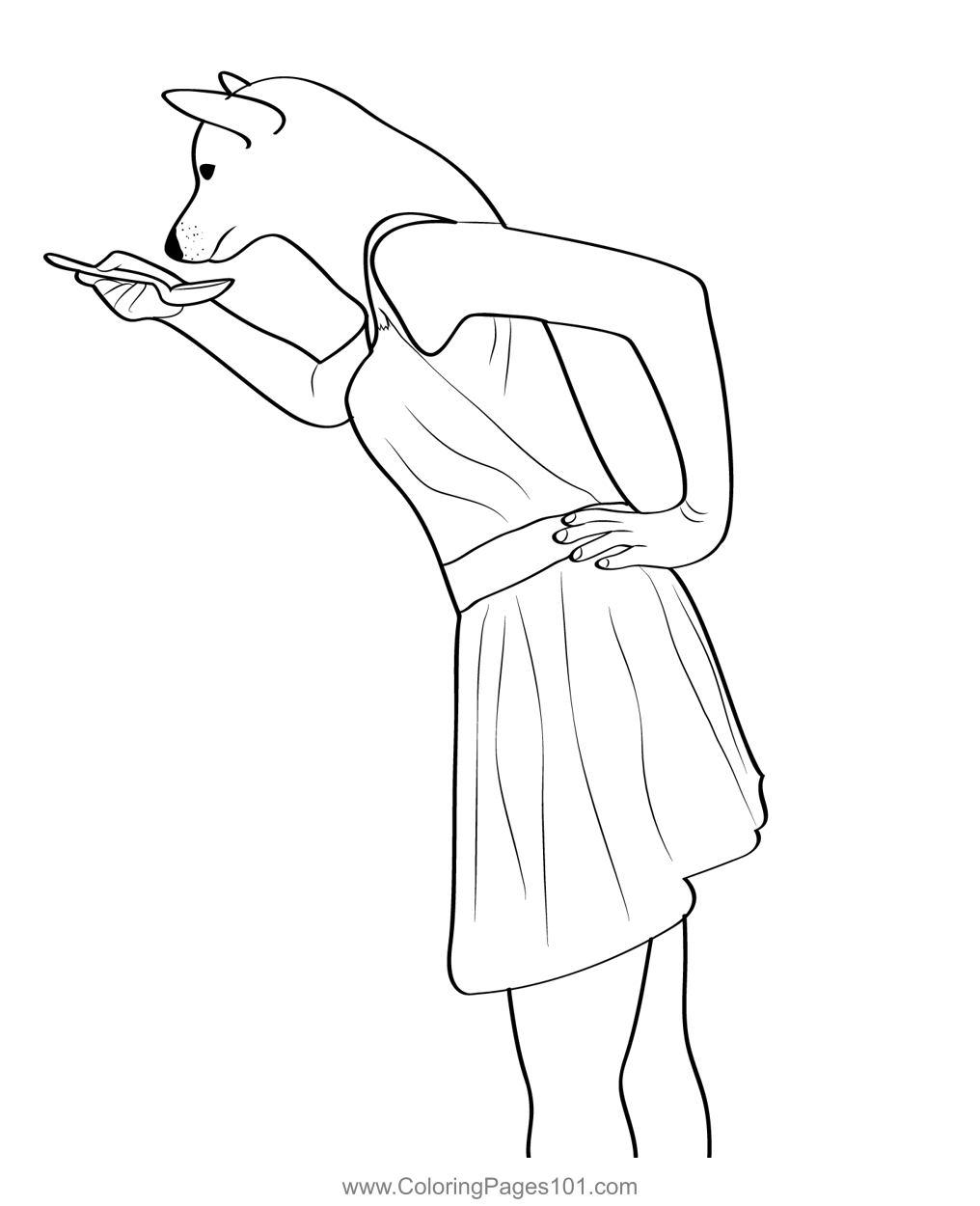 Cynocephalus 6 Coloring Page for Kids - Free Cynocephalus Printable ...