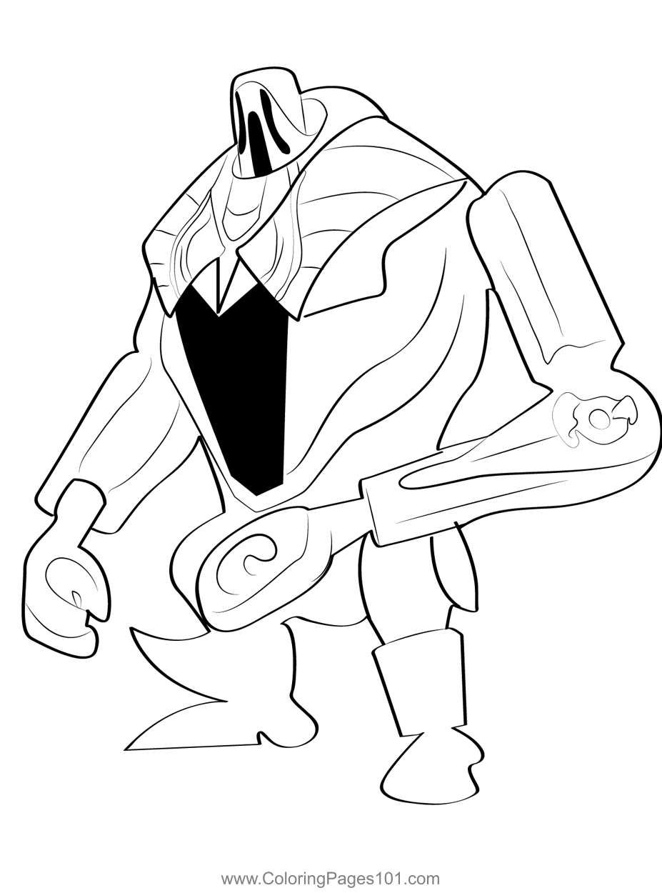 Golem 13 Coloring Page for Kids - Free Golems Printable Coloring Pages ...