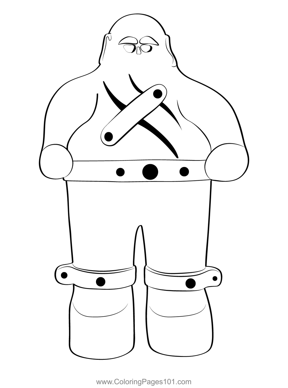 Golem 3 Coloring Page for Kids - Free Golems Printable Coloring Pages ...