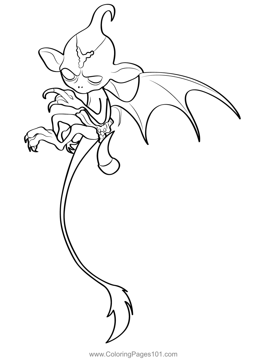 Imp 1 Coloring Page for Kids - Free Imps Printable Coloring Pages ...