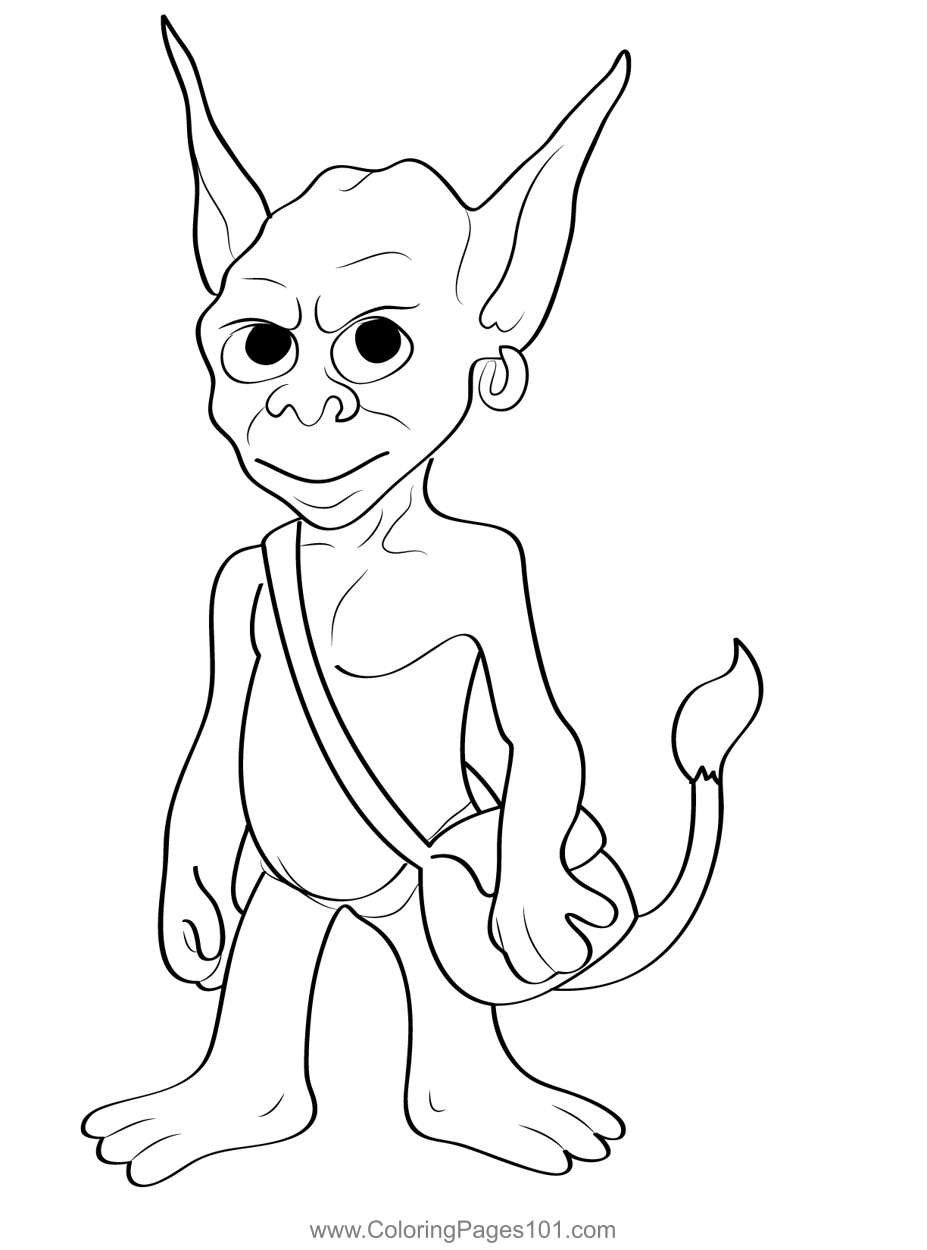 Coloring Pages Imp Pvz Template Sketch Coloring Page