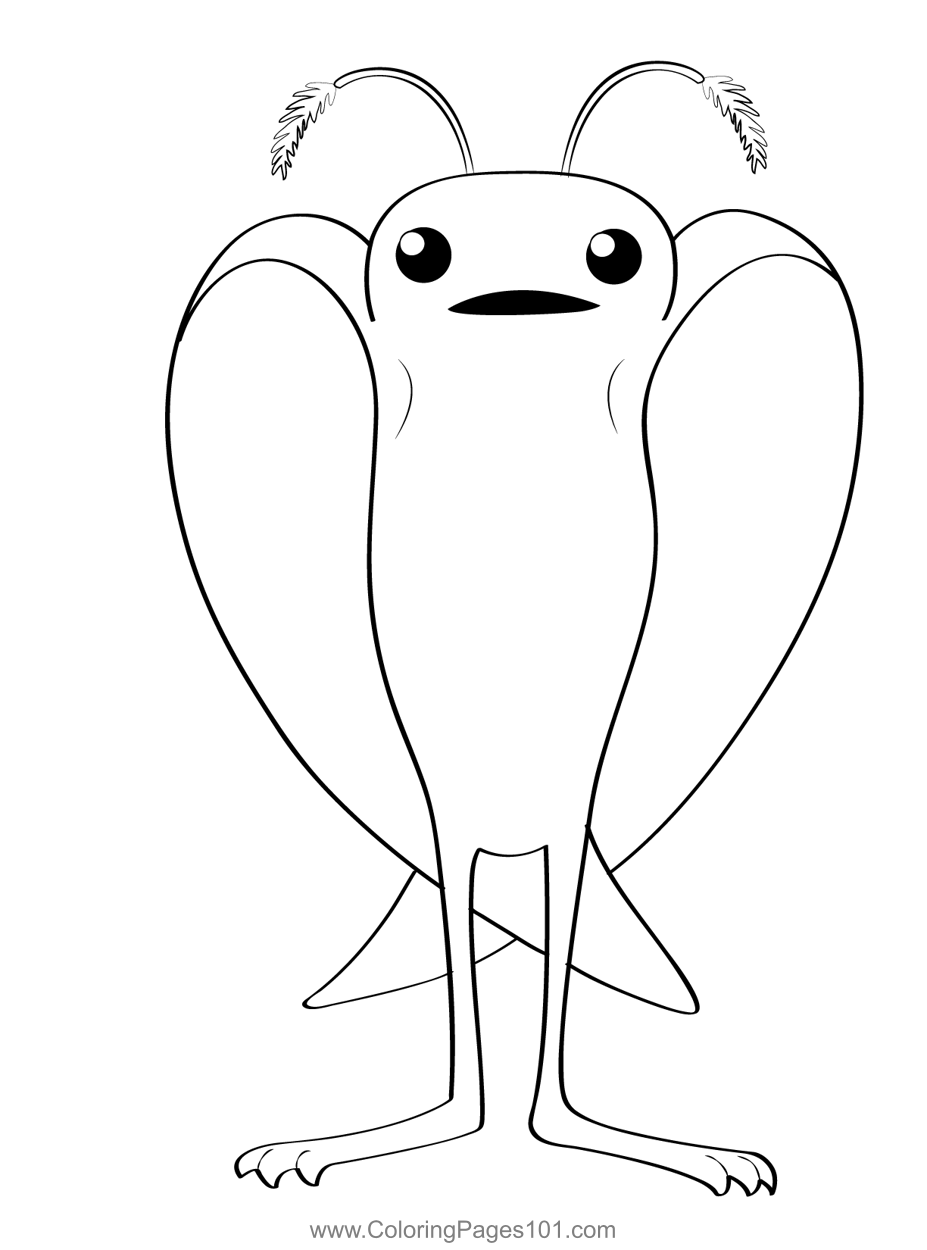 Coloring Pages Mothman Bigfoot Cryptid Clipart Cryptids Popular Library ...