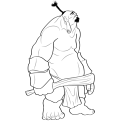 Ogre 9 Coloring Page for Kids - Free Ogres Printable Coloring Pages ...