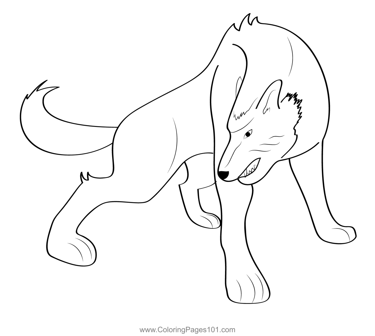 Coloring Pages Of Warewolfs