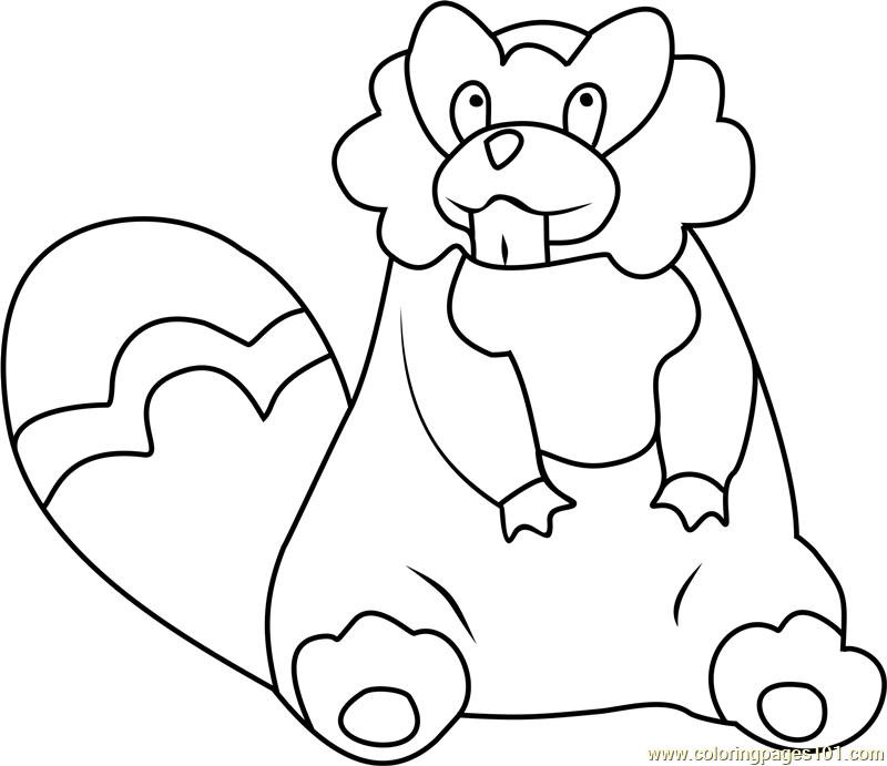 Flabebe Pokemon Coloring Pages Sketch Coloring Page
