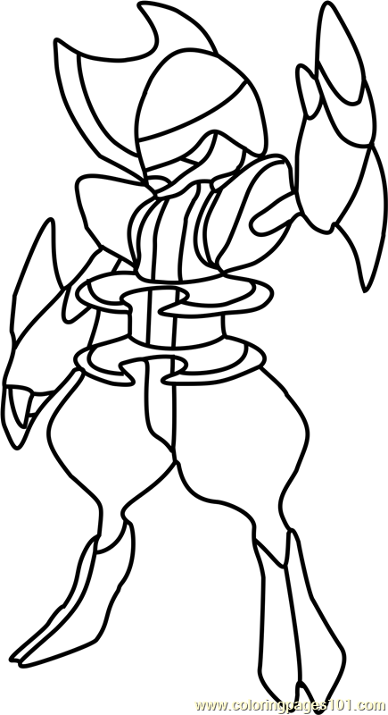 Bisharp Pokemon Coloring Page for Kids - Free Pokemon Printable ...