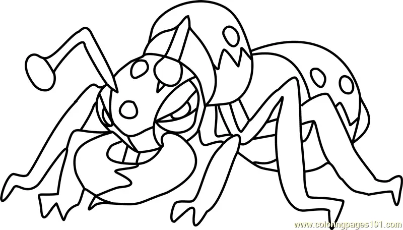 Durant Pokemon Coloring Page for Kids - Free Pokemon Printable Coloring ...