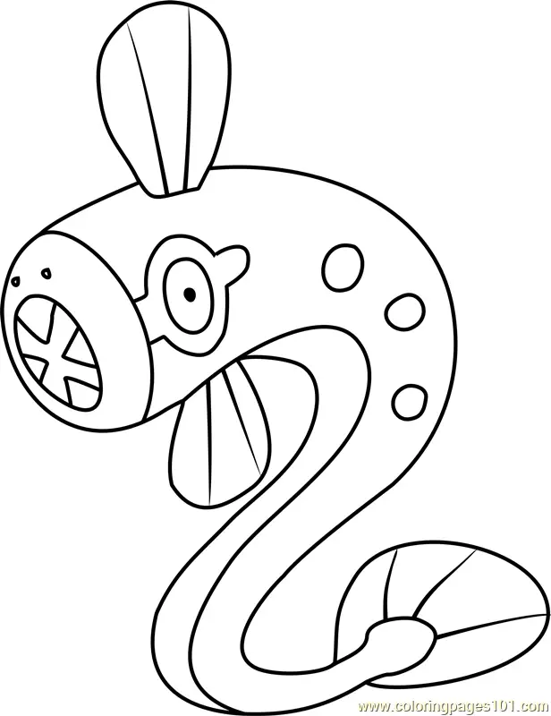 Eelektrik Pokemon Coloring Page for Kids - Free Pokemon Printable ...