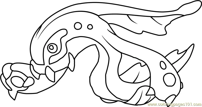 Eelektross Pokemon Coloring Page for Kids - Free Pokemon Printable ...