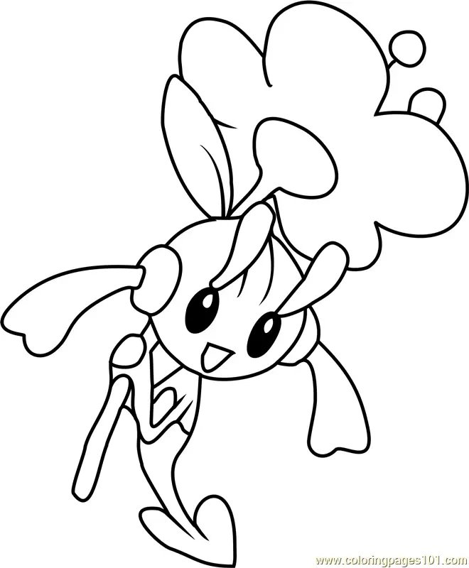 Floette Pokemon Coloring Page for Kids - Free Pokemon Printable ...