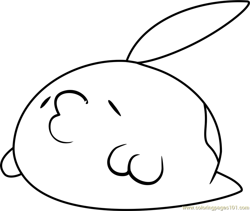 Gulpin Pokemon Coloring Page for Kids - Free Pokemon Printable Coloring ...