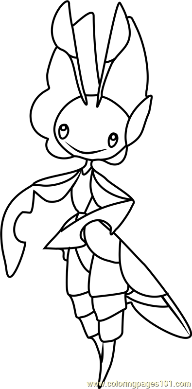 Leavanny Pokemon Coloring Page for Kids - Free Pokemon Printable ...