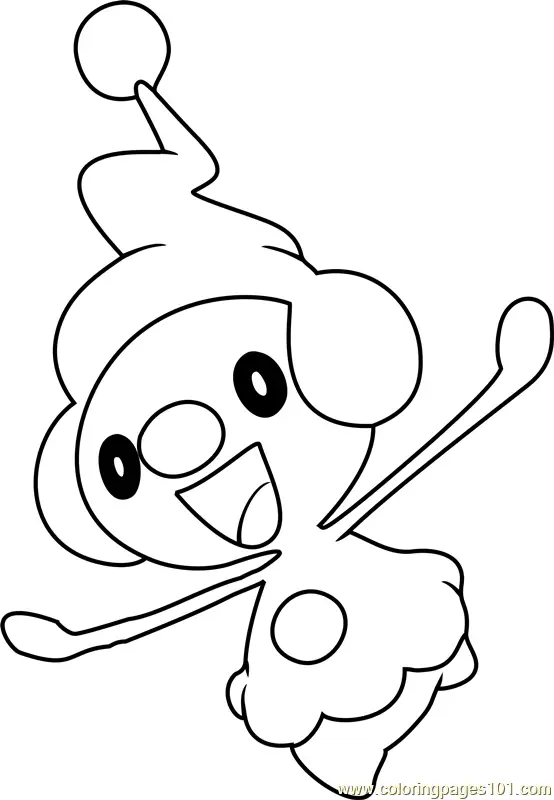 Mime Jr Coloring Page for Kids - Free Pokemon Printable Coloring Pages ...