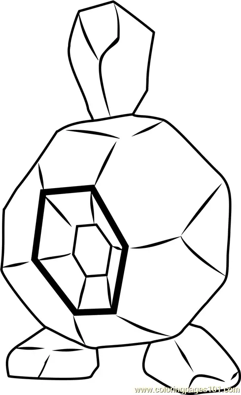 Roggenrola Pokemon Coloring Page for Kids - Free Pokemon Printable ...