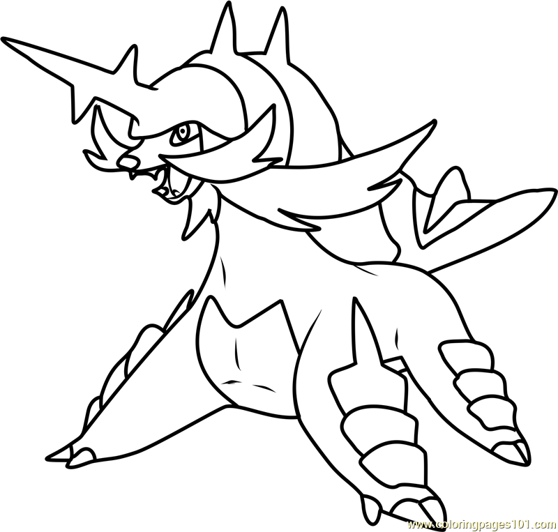 Samurott Pokemon Coloring Page - Free Pokémon Coloring Pages ...