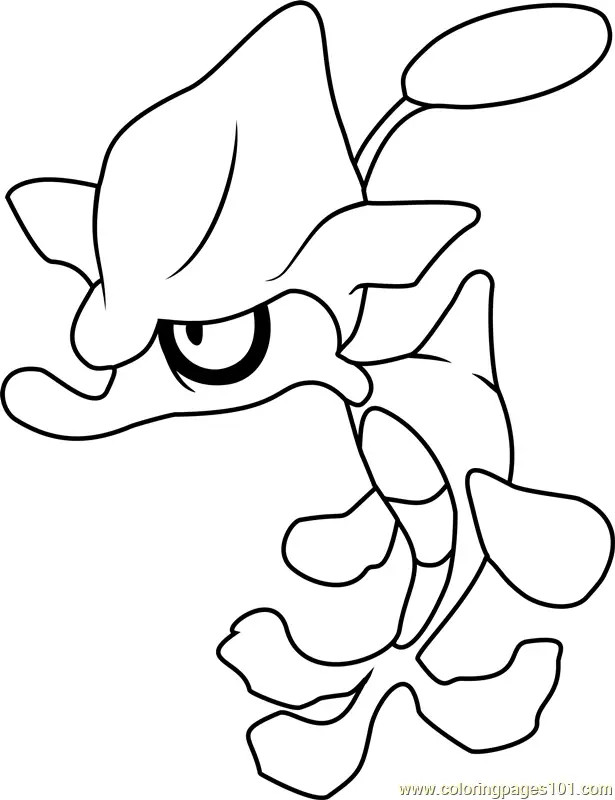 Skrelp Pokemon Coloring Page for Kids - Free Pokemon Printable Coloring ...