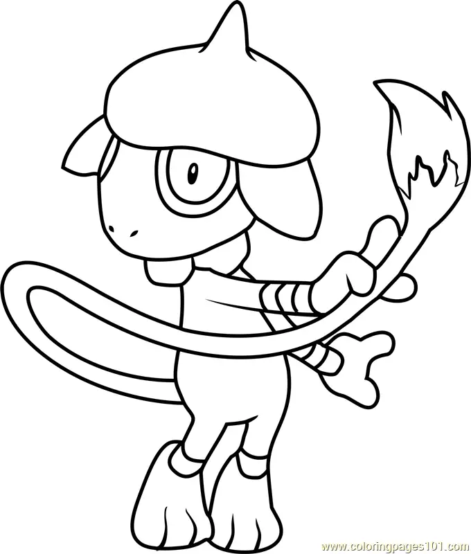 Smeargle Pokemon Coloring Page for Kids - Free Pokemon Printable ...