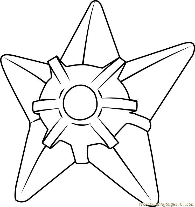 Staryu Pokemon Coloring Pages Sketch Coloring Page