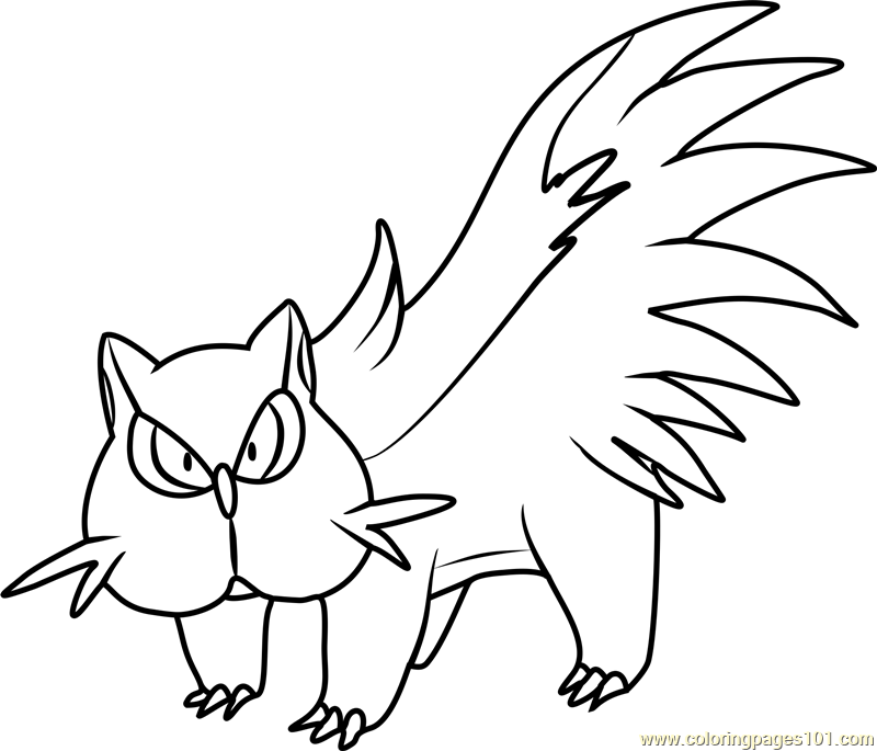 Pokemon Growlithe Coloring Pages Sketch Coloring Page