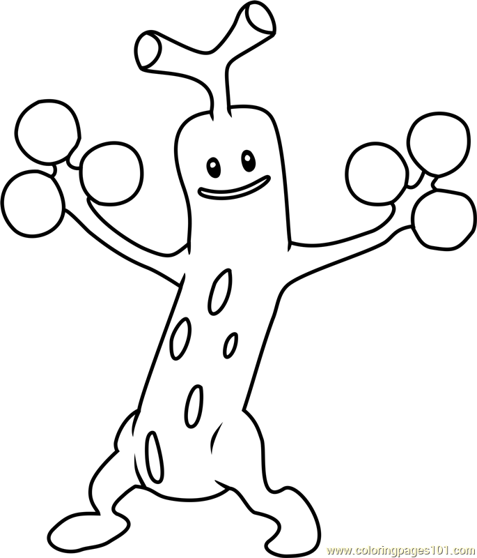 Sudowoodo Pokemon Coloring Page - Free Pokémon Coloring Pages ...