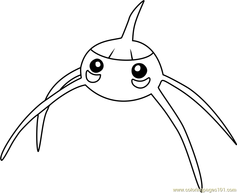 Surskit Pokemon Coloring Page - Free Pokémon Coloring Pages ...