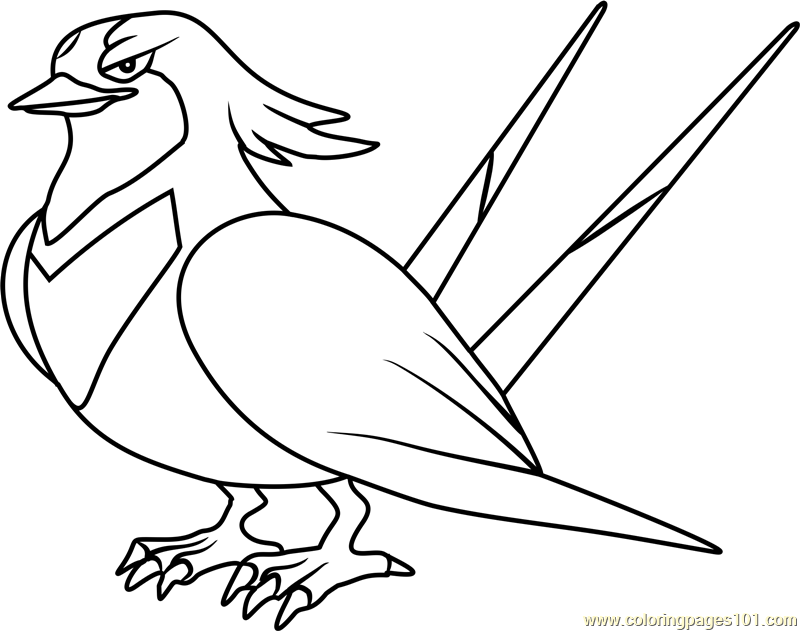 Staraptor coloring pages
