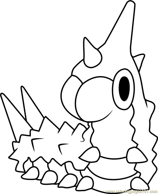 Wurmple Pokemon Coloring Page for Kids - Free Pokemon Printable ...