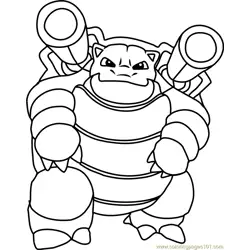 Blastoise Pokemon Coloring Page for Kids - Free Pokemon Printable ...