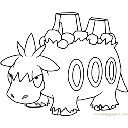 Pokemon Bonsly Coloring Pages