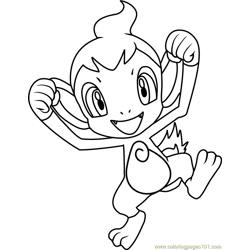 Chimchar Coloring Pages
