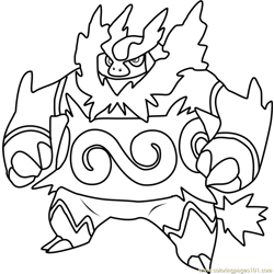 Emboar Coloring Pages