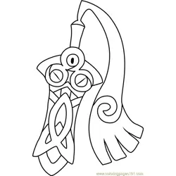 Honedge Pokemon Coloring Page for Kids - Free Pokemon Printable ...