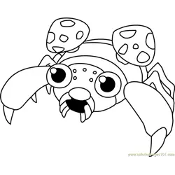Paras Pokemon Coloring Page for Kids - Free Pokemon Printable Coloring ...