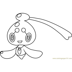 Pokemon Manaphy Coloring Pages